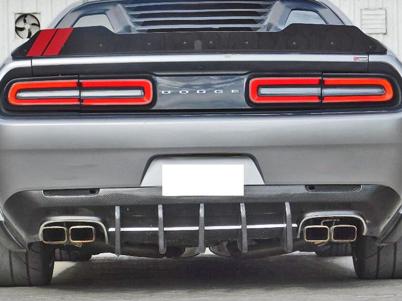 Dodge Challenger Carbon Fiber Rear Diffuser 2015-2020