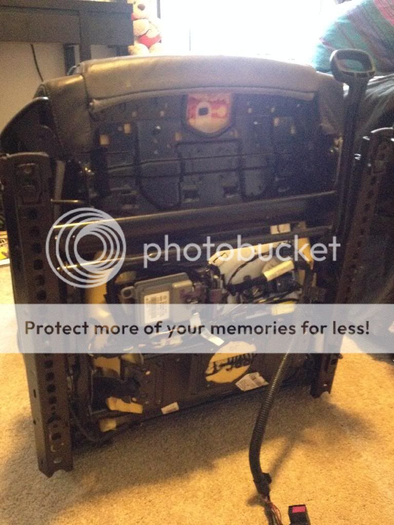 Passenger seat occupancy sensor installation | VW Vortex - Volkswagen Forum